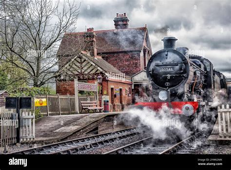 The Image Is Of The Class 4f 0 6 0 30541 Steam Train Locomotive At Sheffield Park Heritage