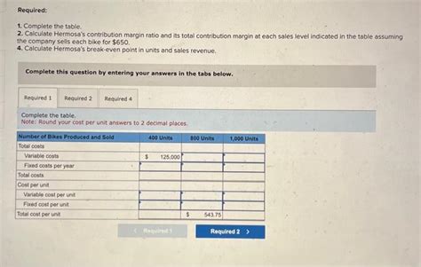 Solved Pa6 1 Static Calculating Contribution Margin