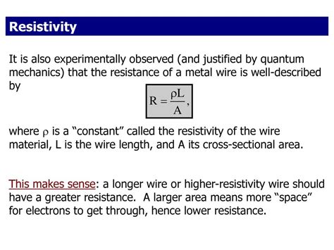 Ohms Law And Resistance Resistivity Ppt Download