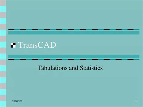 Ppt Transcad Powerpoint Presentation Free Download Id9584339