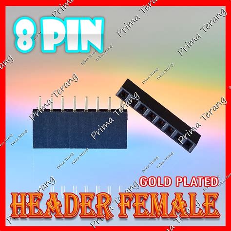 Jual Stackable Header Female 8 Pin Arduino 8p Single Row Pendek Shopee Indonesia