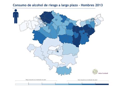 Consumo De Alcohol De Riesgo A Largo Plazo Hombres 2013 Euskadi