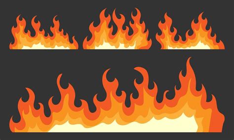 Cartoon Flames Fire
