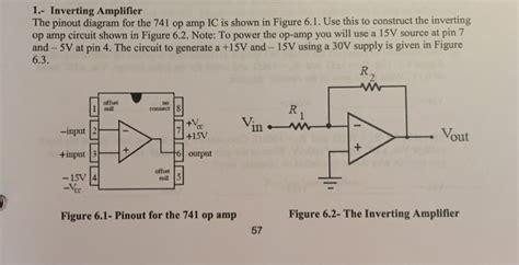 Circuit Diagram Of Inverting Amplifier Using Ic 741 Circuit Diagram
