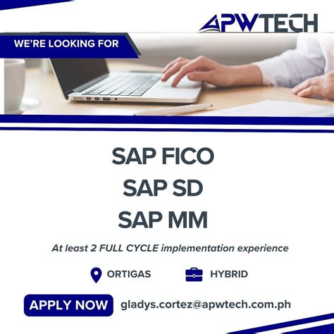 Apwtech On Linkedin Apwtechjobs Hiring Apwtech Sap Asapstarter Immediatejoiners