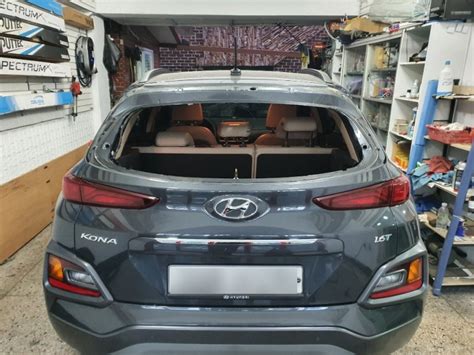 코나 후면유리 교체 및 후면유리 썬팅 돌빵크랙으로 인한 유리교체 당일진행 용산 픽업서비스 차주님 관악구 차유리제일차유리 네이버 블로그