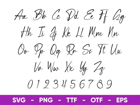Aesthetic Script Font Svg Handwritten Font Beautiful Etsy