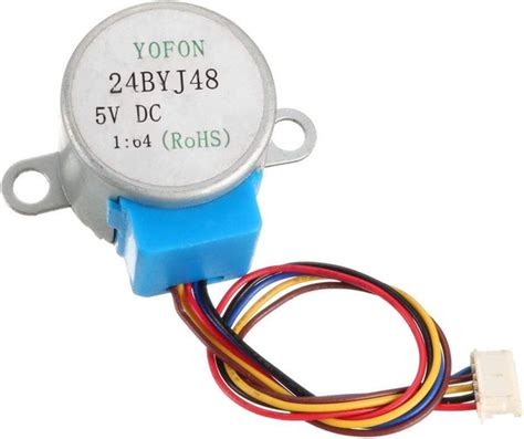 24BYJ48 DC 5V Микро редукционный шаговый двигатель 4 фазы 5 проводов 1/ ...