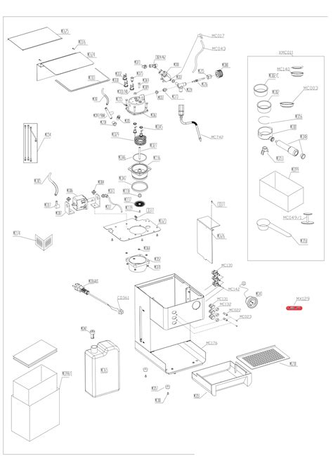 Exploded Views Lelit Exploded Views Pl41emaus Exploded View Complete