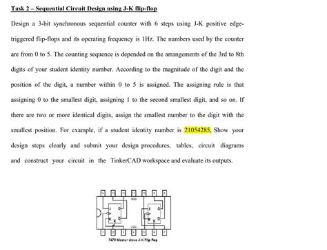 Solved Task 2 Sequential Circuit Design Using J K
