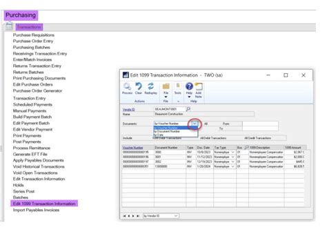 Microsoft Dynamics Gp Year End Close Ap And 1099 Processing