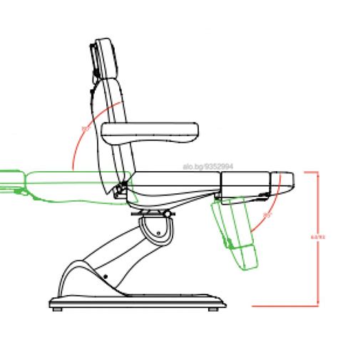 Стол за педикюр Tarse 3 мотора Фризьоро козметично СПА оборудване