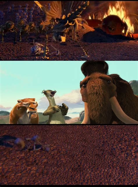 Manny Sid And Diego Reacts To Flik Getting Beat By Aaronhardy523 On Deviantart