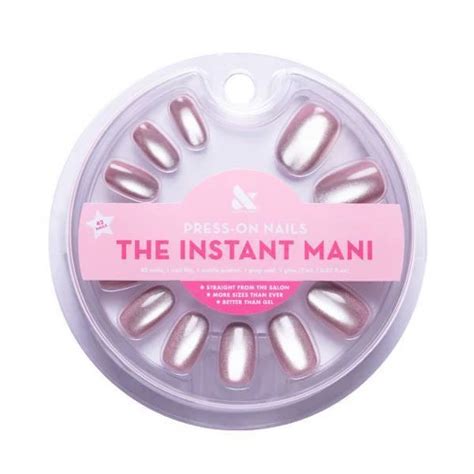 Olive And June Press On Fake Nails World Lit Velvet 42ct Target