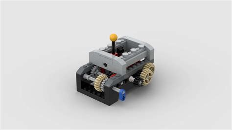 Lego Moc Simple 6 Speed Gearbox By Manos Lc Rebrickable Build With Lego