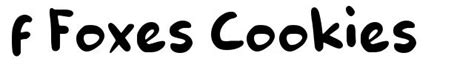F Foxes Cookies Font By Wep Fontriver