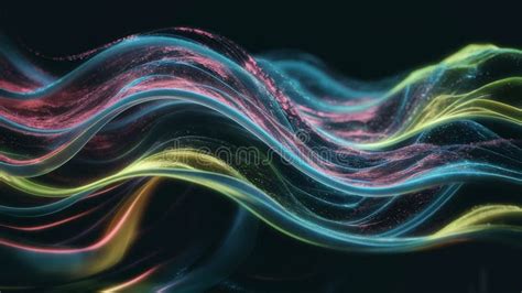 Digital Wallpaper Of Abstract Holographic Particle Stock Illustration Illustration Of Soft