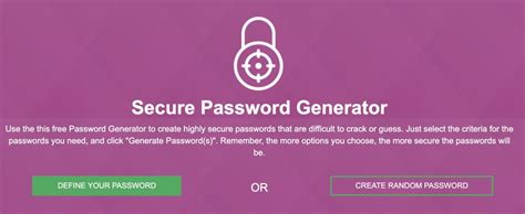 How Can I Easily Generate Secure Passwords