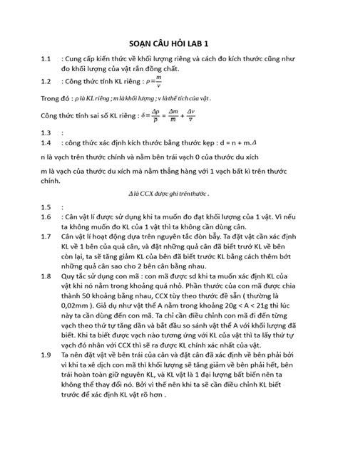 soẠn cÂu hỎi lab 1 pdf