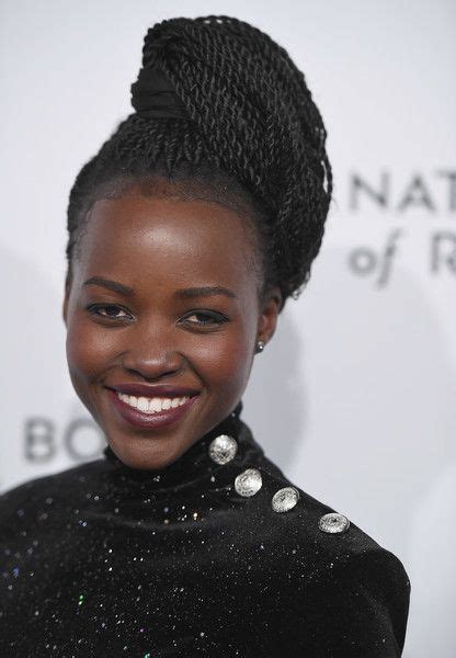 Lupita Nyongo Braided Updo