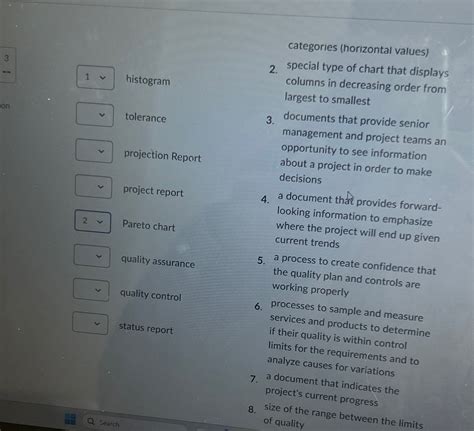 Solved Categories Horizontal Values2 ﻿special Type Of