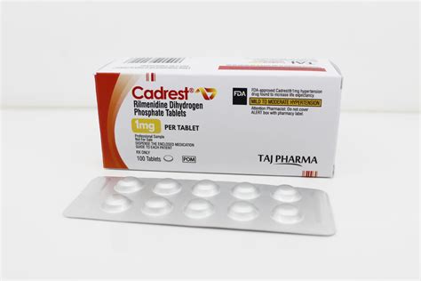 Rilmenidine Tablets 1mg Manufacturers India Suppliers
