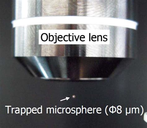Color Online Optically Trapped Glass Microsphere 8 M In Air Download