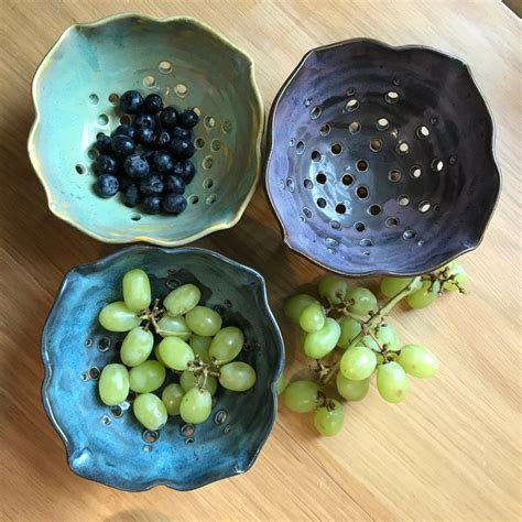 Ceramic Berry Bowls Etsy