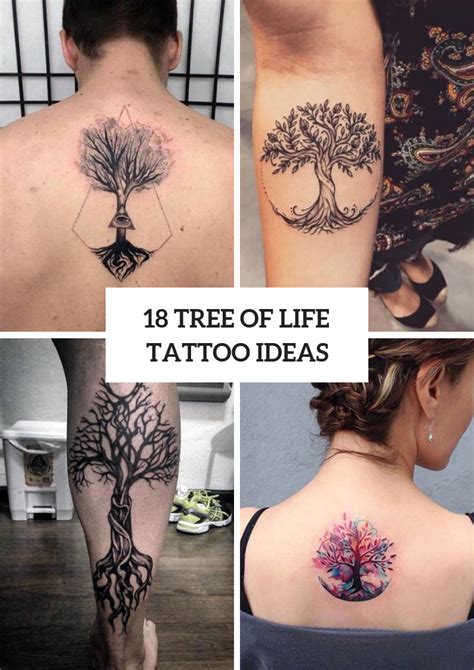 18 Tree Of Life Tattoos For Men And Women Styleoholic