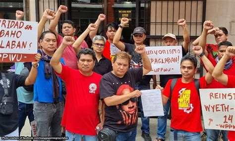 Mga Worker Sa Wyeth Welga Kinondena Sibakan