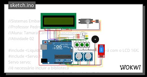 Atividade 02 Wokwi Esp32 Stm32 Arduino Simulator