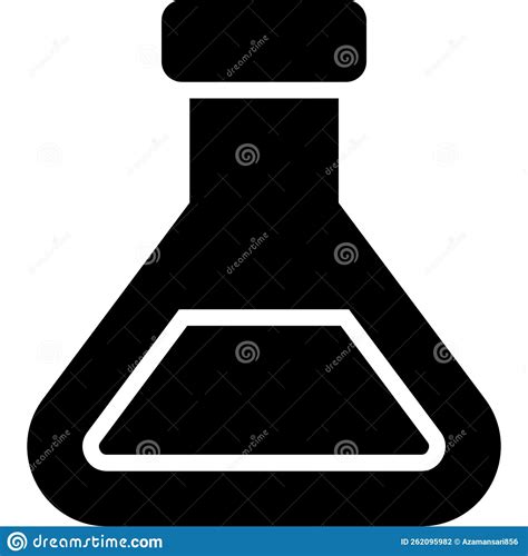 Flask Healthcare Medical Vector Graphic Illustration Icon Stock Vector Illustration Of Test