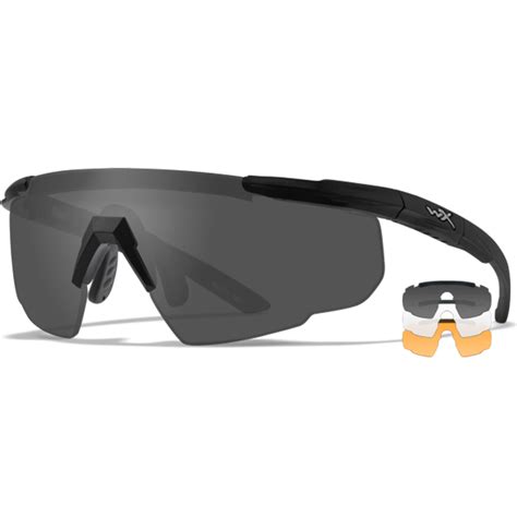 Wiley X 308 Grey Clear Light Rust Saber Advance Safety Eyewear