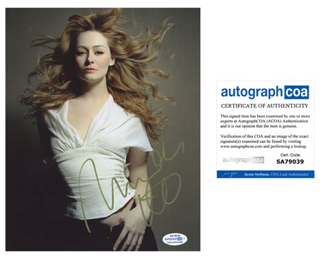 Miranda Otto Sexy Signed Autograph 8x10 Photo Acoa Outlaw Hobbies