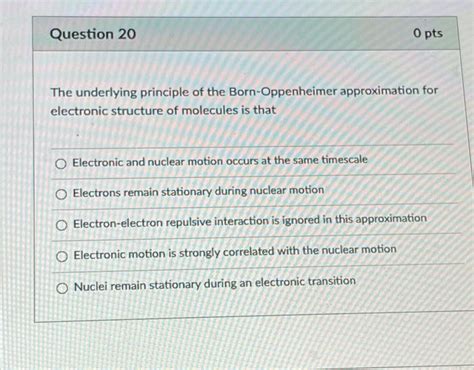 Solved The Underlying Principle Of The Born Oppenheimer