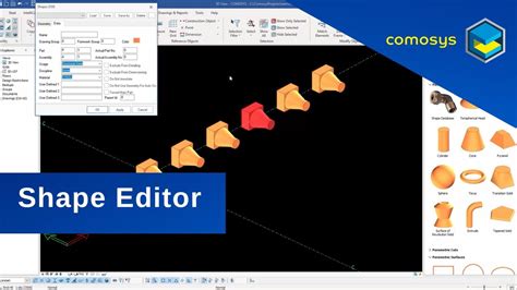 Comosys General Tutorials Shape Editor Youtube