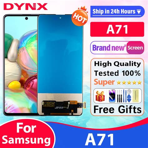 삼성 갤럭시 A71 Lcd 디스플레이 터치 스크린 디지타이저 어셈블리 삼성 A715 A715f A715w A715x 스크린용 Lcd 67 인치 In 2025