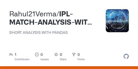 Github Rahul21verma Ipl Match Analysis With Pandas Short Analysis With Pandas