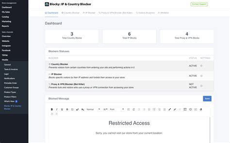 Blocky Ipcountry Blocker And Fake Orders Blocker