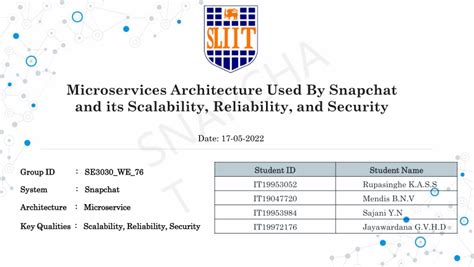 Pdf Microservices Architecture Used By Snapchat And Its Scalability