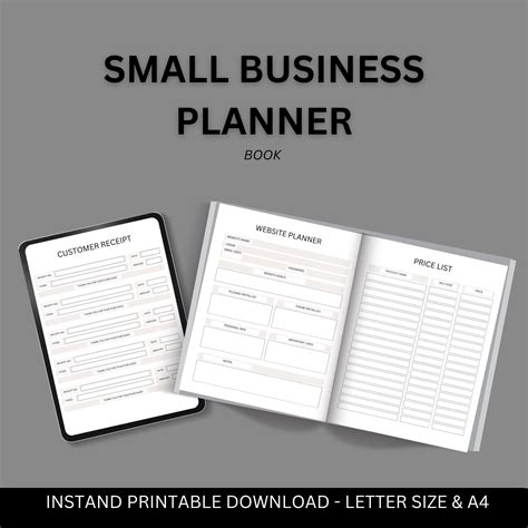 Ultimate Business Planner Printable Small Business Organizer