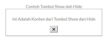 Cara Membuat Tombol Show Dan Hide Di Postingan Blog