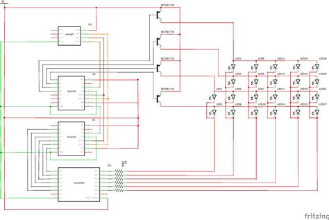 Binary Clock Attiny85 74hc595 Uln2003 Leds And Multiplexing Arduino Forum