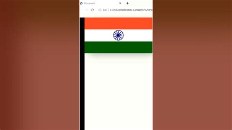Html5 Css Indian Flag Salute Indainarmy 👮‍♂️ Shortvideo