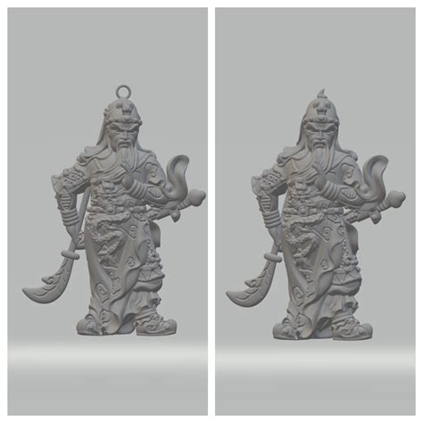 stl file guan yu 3d print model・3d printable model to download・cults