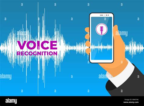 Personal Assistant And Voice Recognition Mobile App Hand Holds