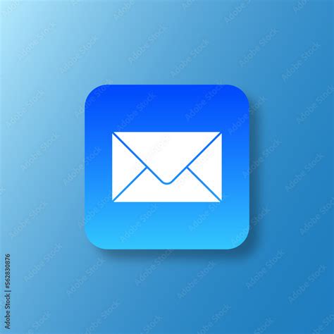 Apple Mail Logo Icon Vector Mail App Icon Iphone Flat Icon Of