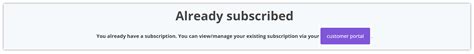 Stripe Setting Up Stripe Success Cancel Payment Already Subscribedcustomer Portalstripe