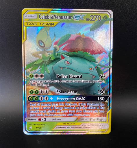 Celebi And Venusaur Gx 1 181