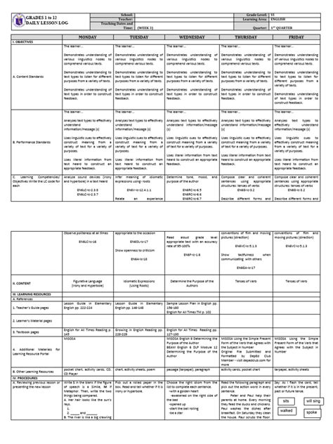 English Dll Pdf English Language Learning